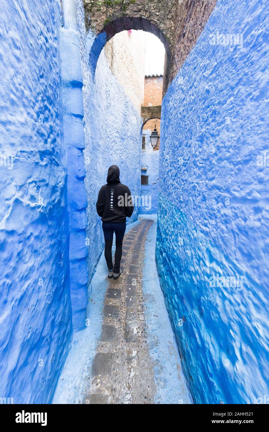 Traditional and typical moroccan architectural details in Africa Narrow ...
