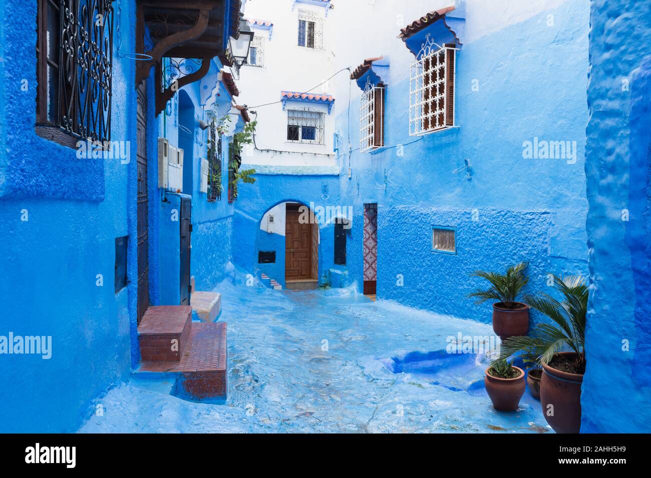 Traditional and typical moroccan architectural details in Africa Narrow ...