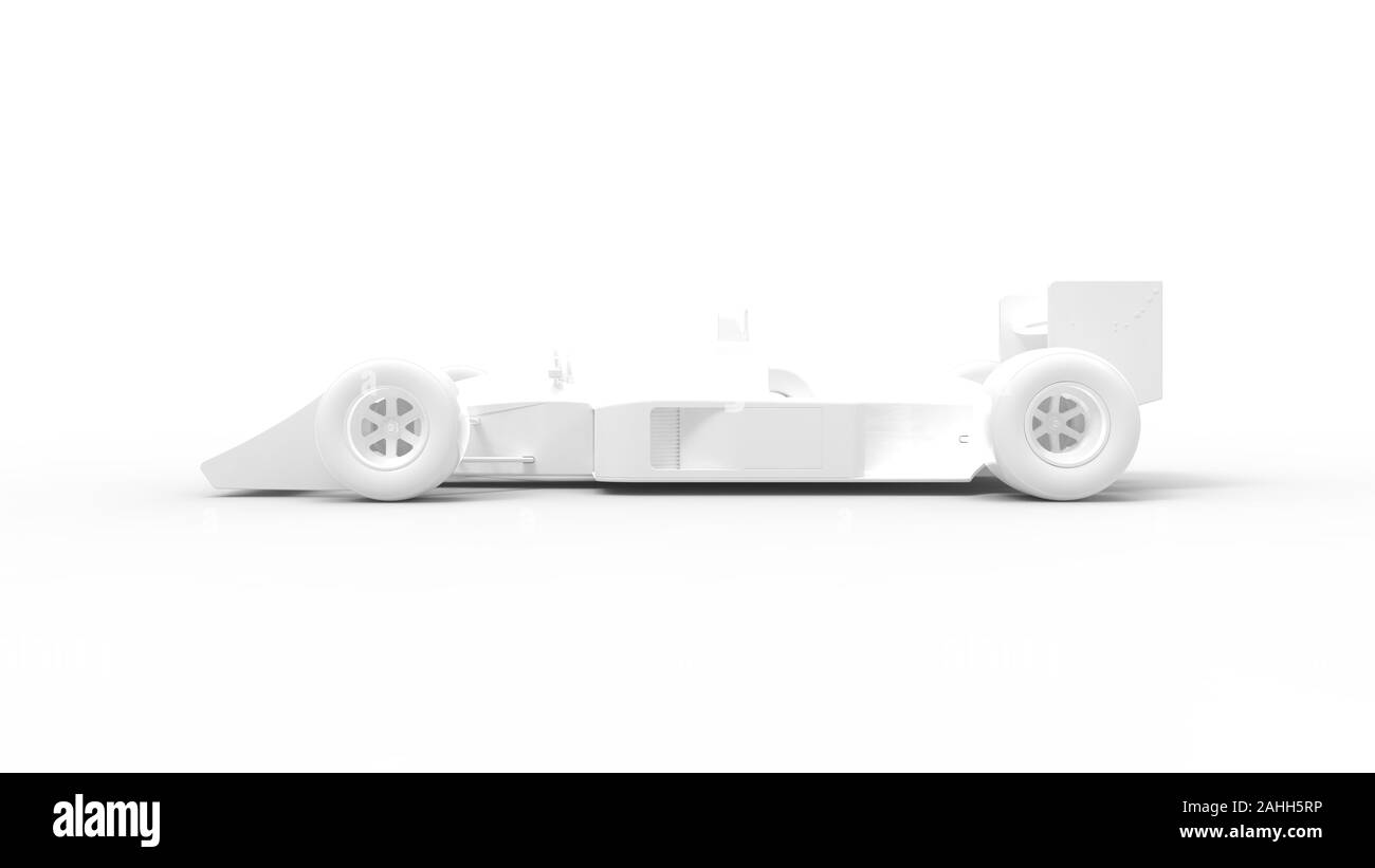 3d rendering of a vintage race car isolated in studio background Stock ...