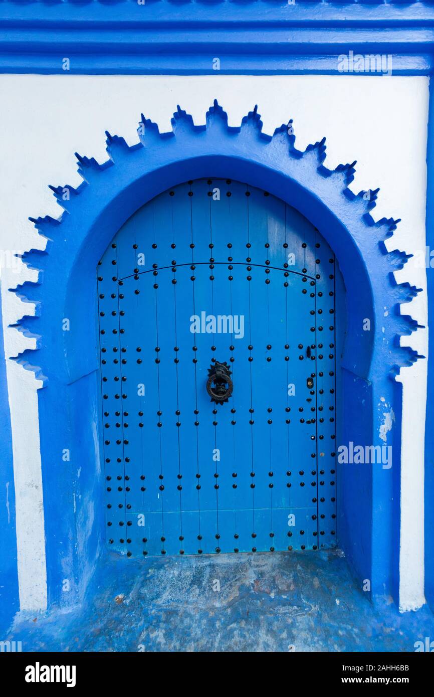 Traditional and typical moroccan architectural details in Africa Narrow ...