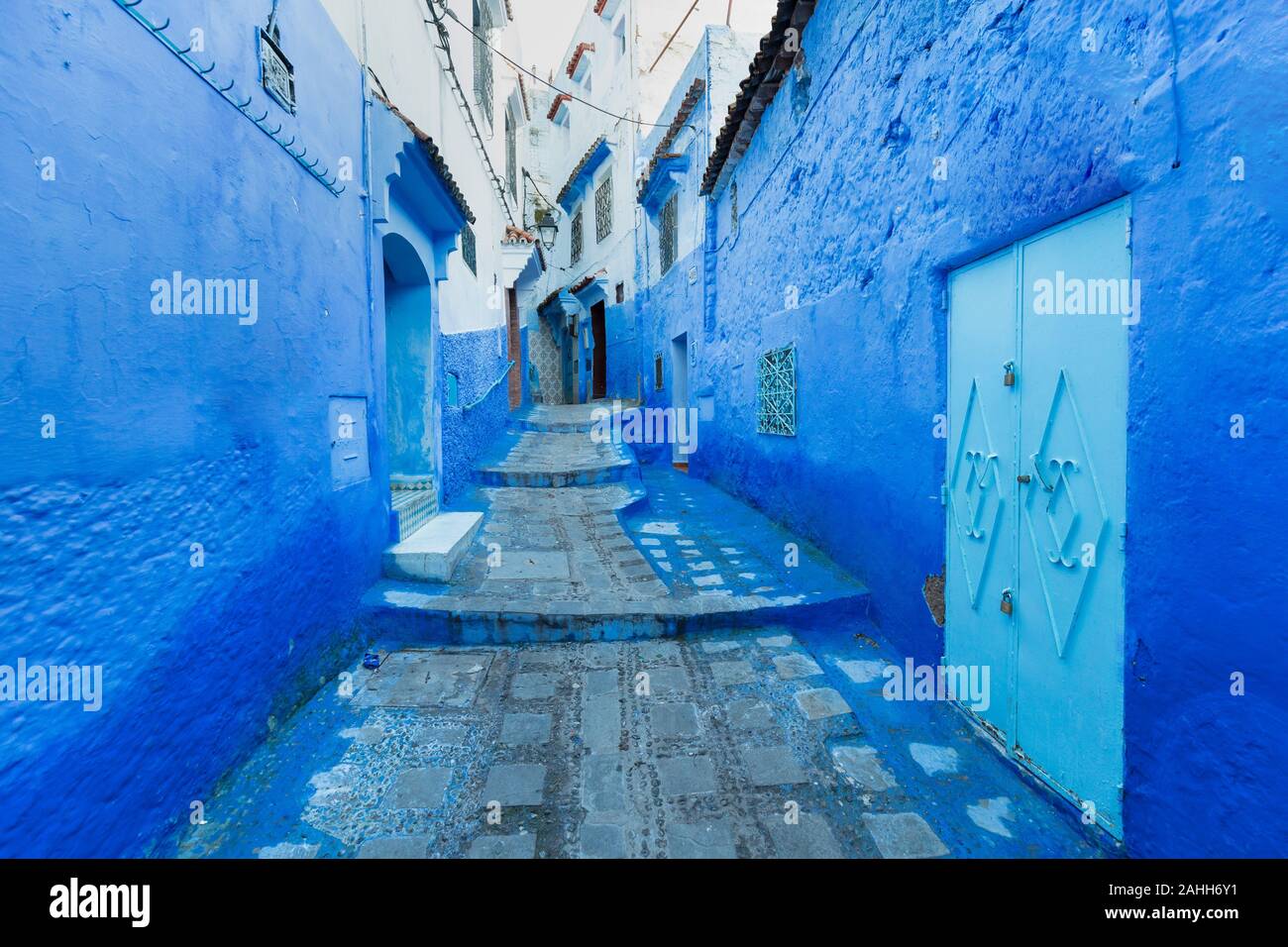 Traditional and typical moroccan architectural details in Africa Narrow ...