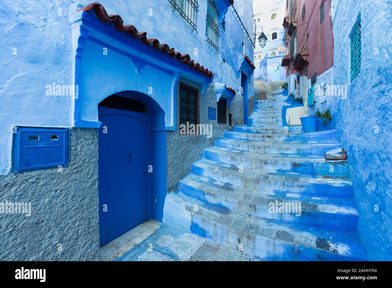 Traditional and typical moroccan architectural details in Africa Narrow ...