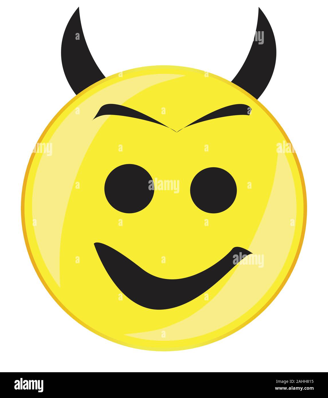 Impish smile Stock Vector Images - Alamy