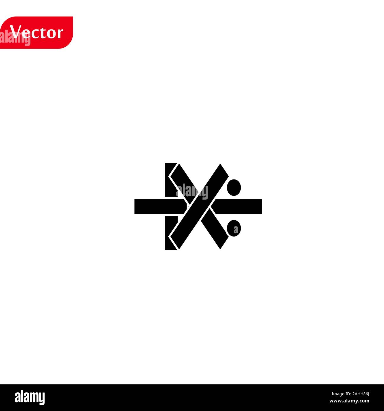 Math mathematics icon set on white background Stock Vector Image & Art ...