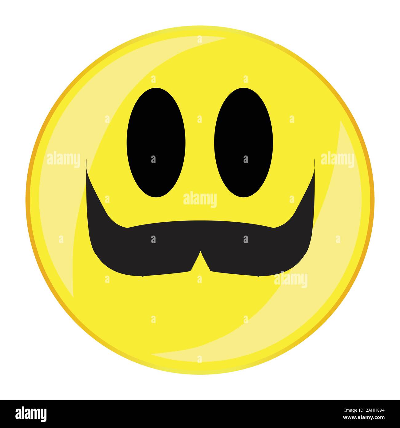 Smiley face mustache Stock Vector Images - Alamy