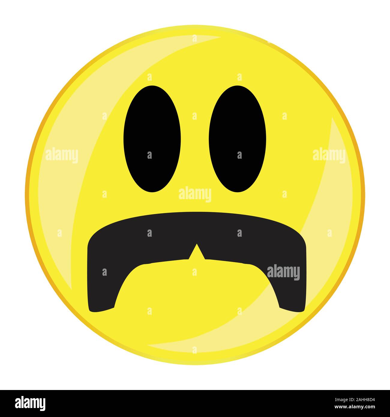 Smiley face mustache Stock Vector Images - Alamy