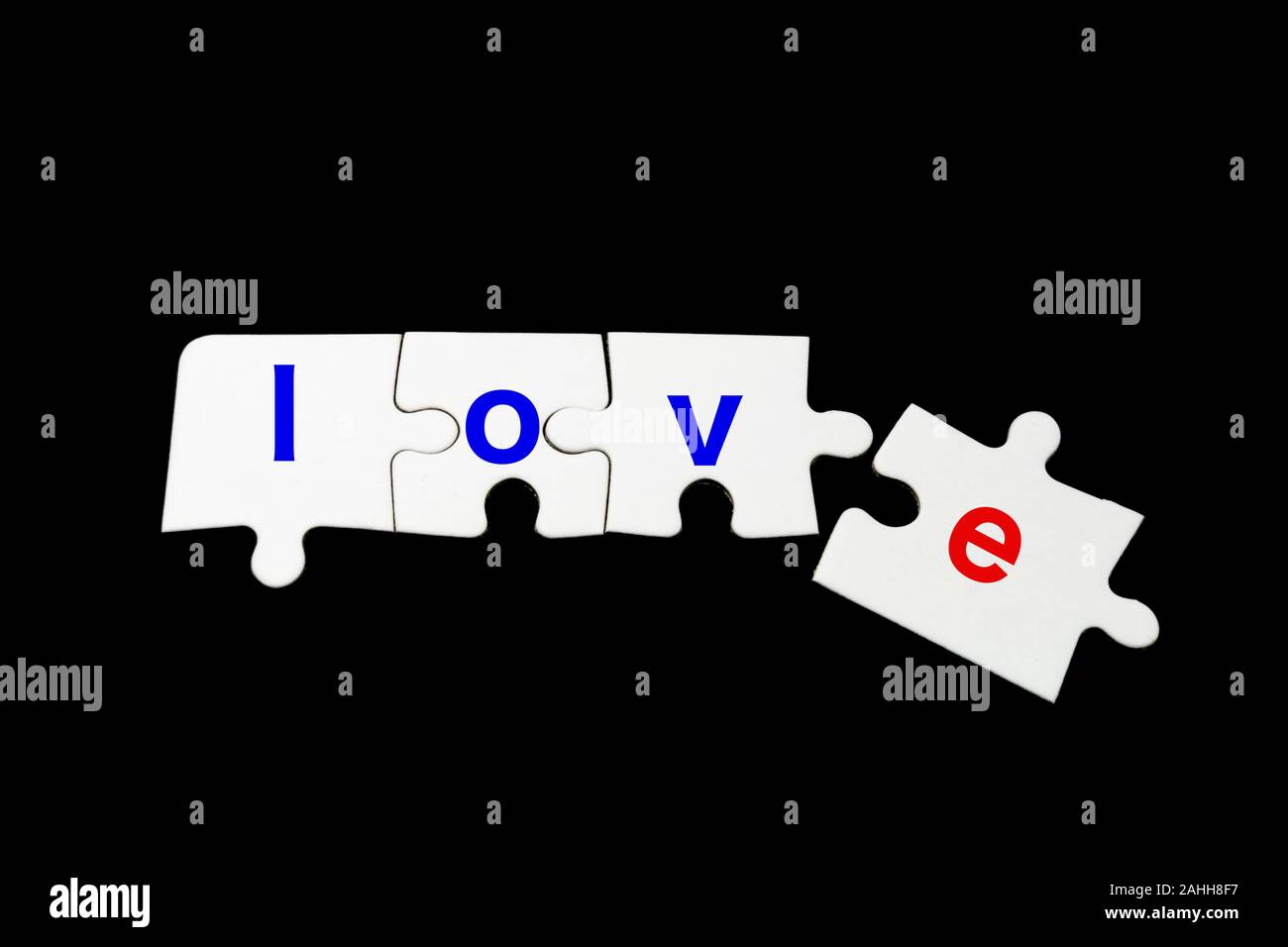 Romantic puzzle hi-res stock photography and images - Alamy
