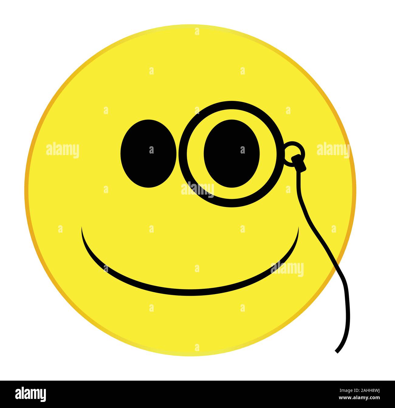 A stubble unshaved smile face button isolated on a white background ...