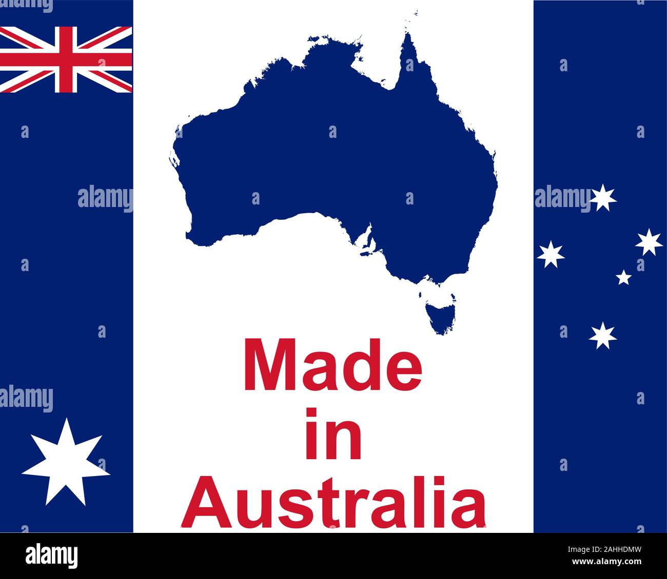 Quality seal made in Australia Stock Photo - Alamy