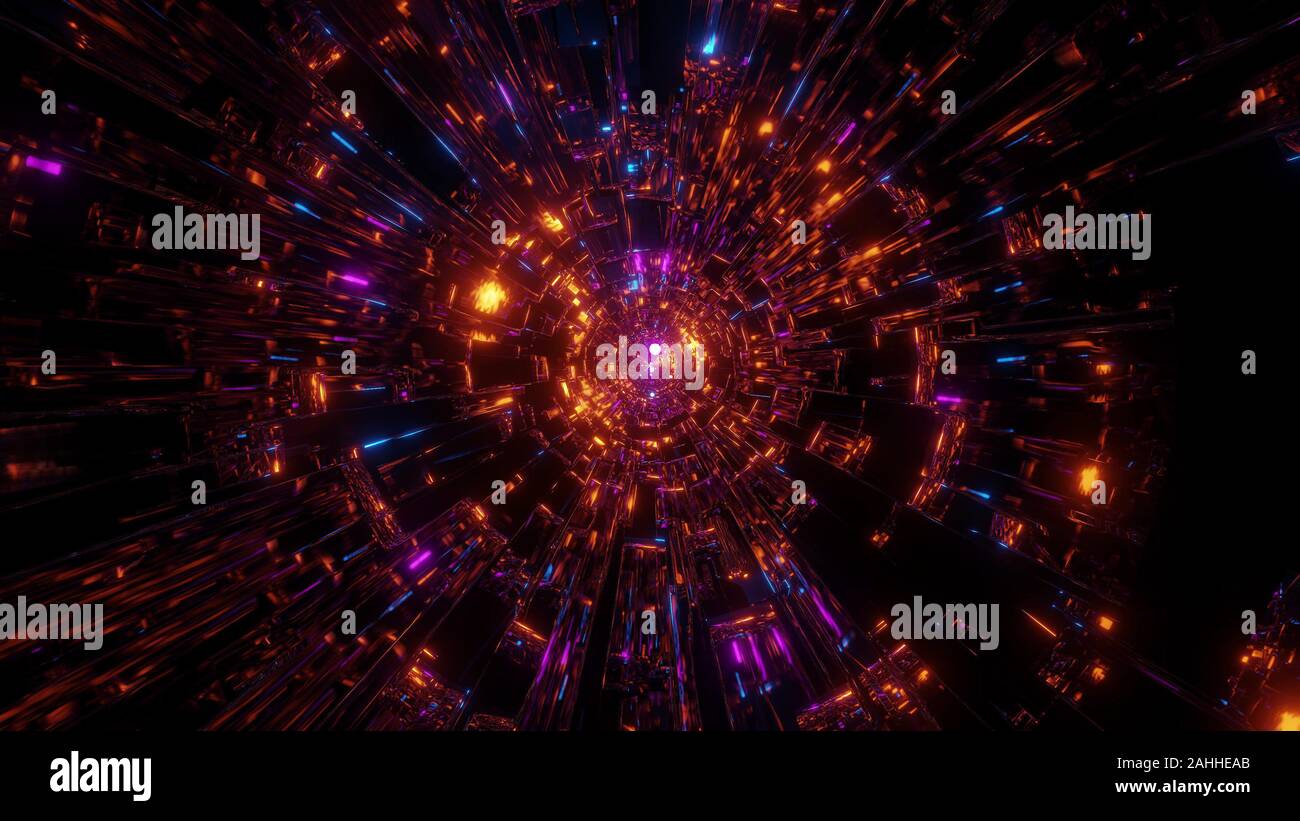 creative endless abstract reflection pattern graphic artwork with ...