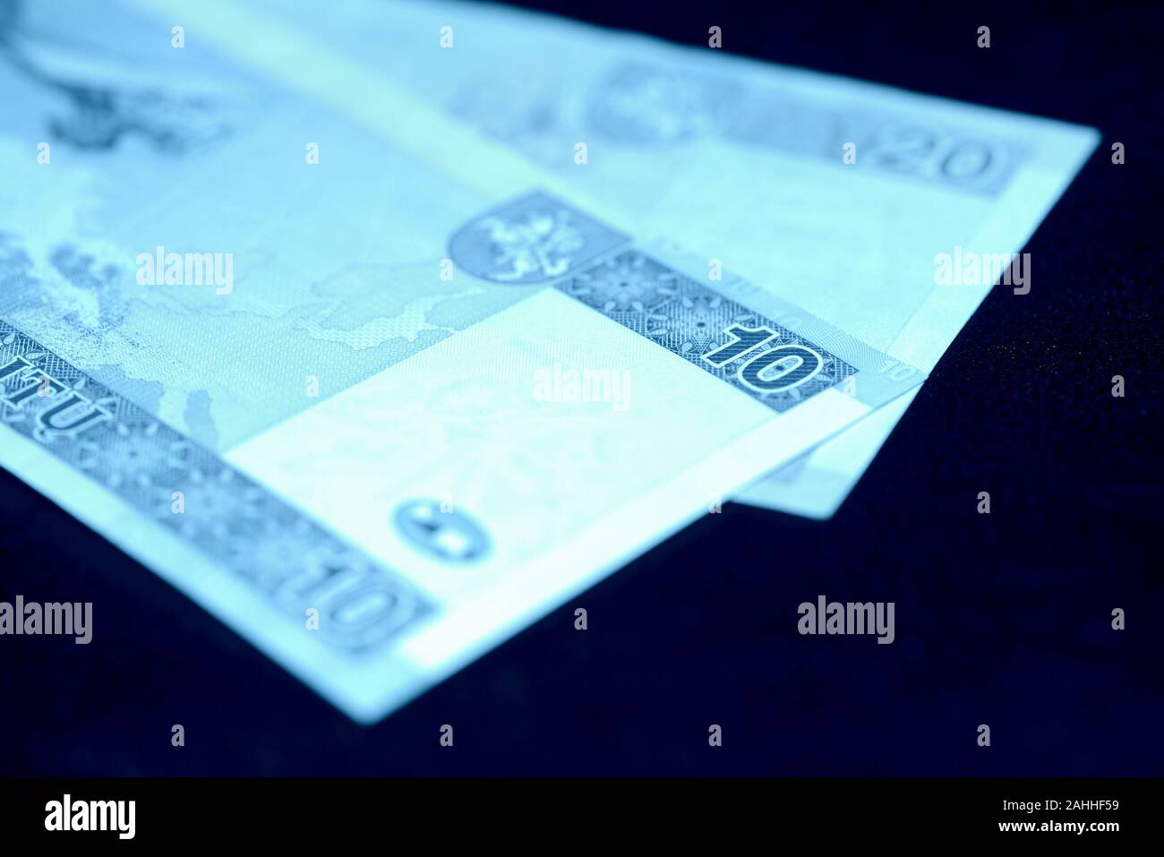 Banknotes lithuania lithuanian currency litas hi-res stock photography ...