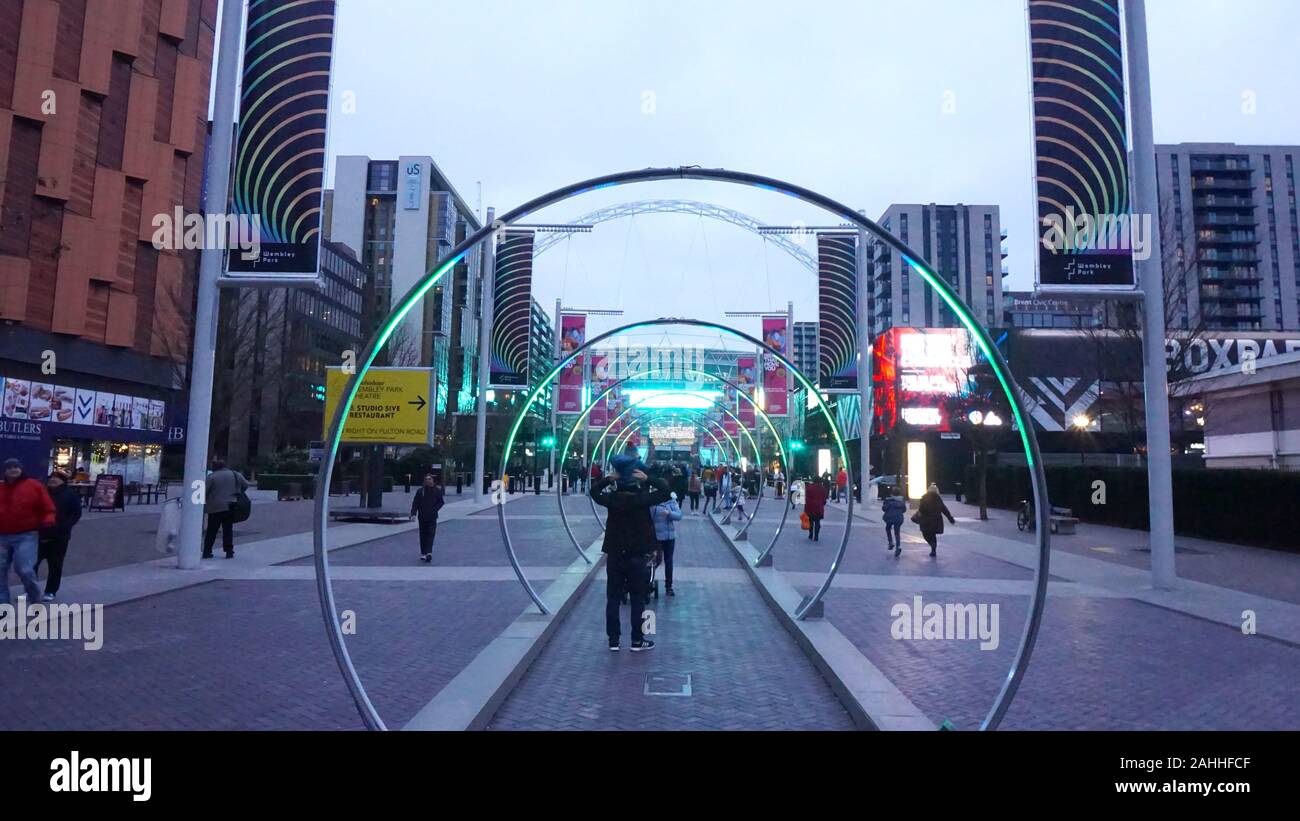 Winterfest in Wembley, London, United Kingdom Stock Photo - Alamy