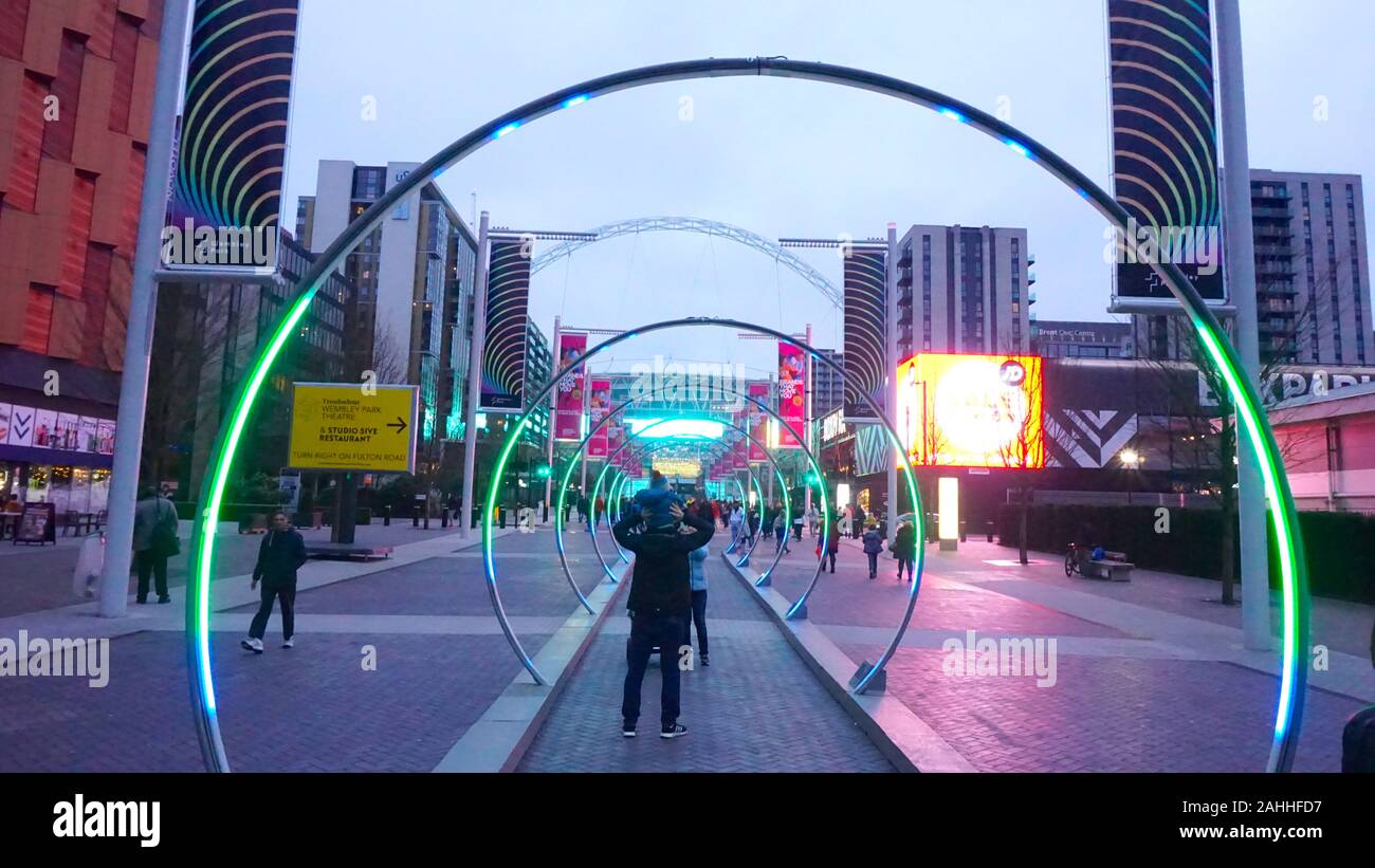 Winterfest in Wembley, London, United Kingdom Stock Photo - Alamy