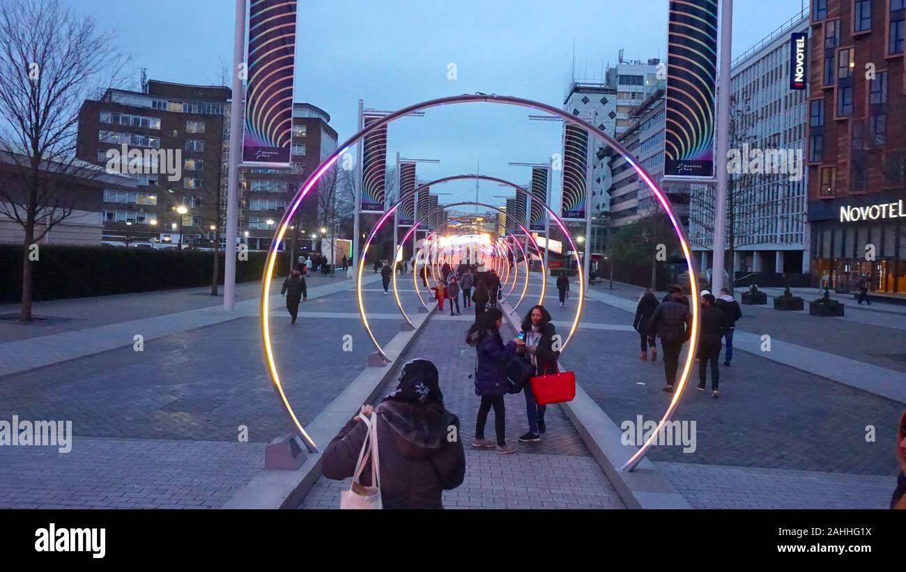 Winterfest in Wembley, London, United Kingdom Stock Photo - Alamy