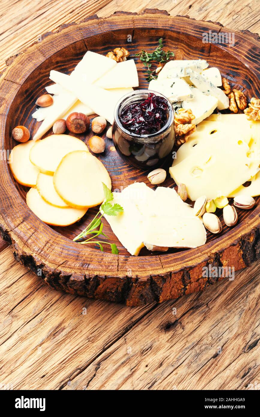Cheese platter different cheeses hi-res stock photography and images ...