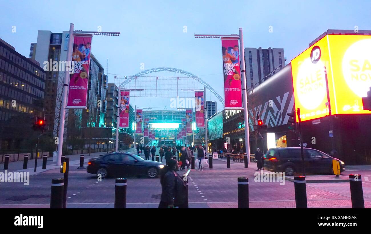 Winterfest in Wembley, London, United Kingdom Stock Photo - Alamy