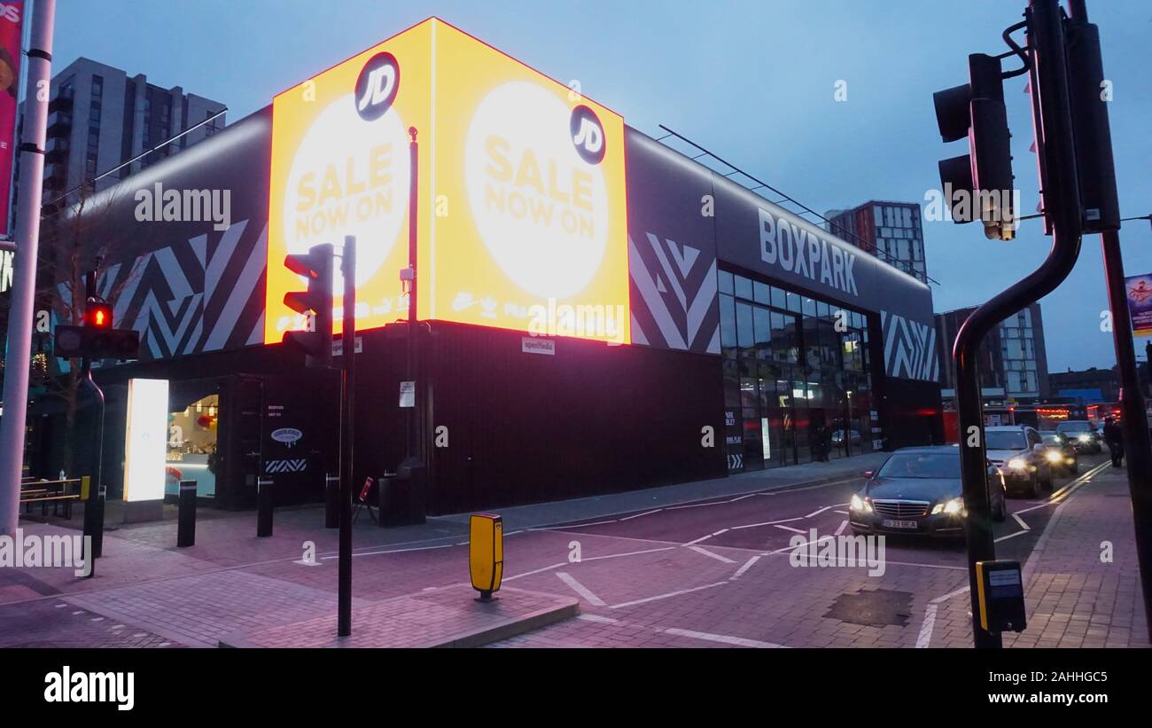 Box Park, Wembley Park, Wembley, London, United Kingdom Stock Photo - Alamy