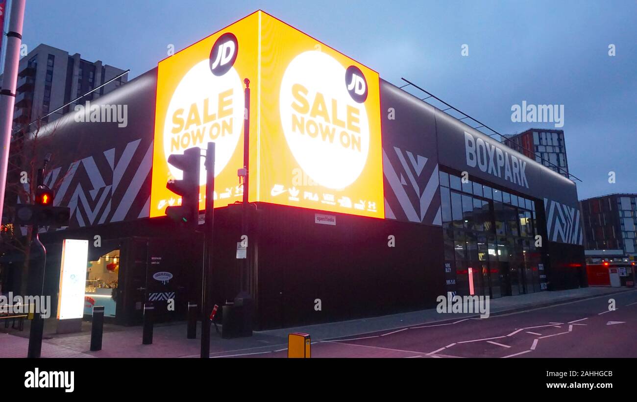 Box Park, Wembley Park, Wembley, London, United Kingdom Stock Photo - Alamy