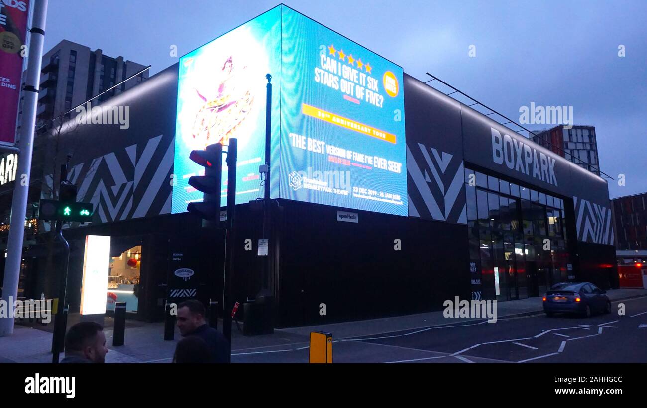 Box Park, Wembley Park, Wembley, London, United Kingdom Stock Photo - Alamy
