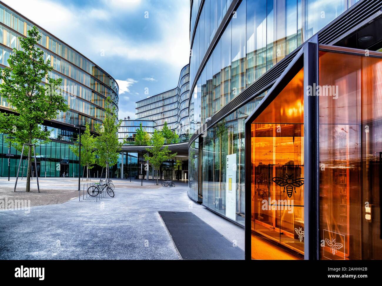 Erste Campus Belvedere modern buildings development site in central ...