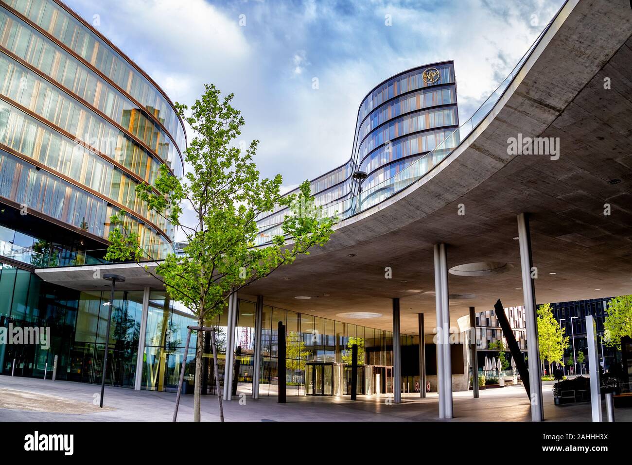 Erste Campus Belvedere modern buildings development site in central ...