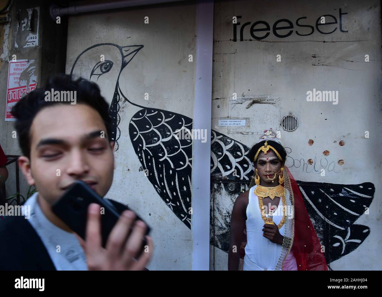 Indian Transgender members (LGBTQ) celebrate the Rainbow Pride Walk in ...