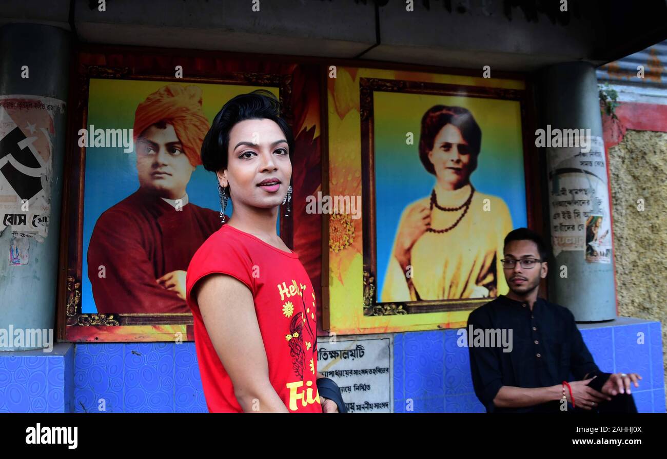 Indian Transgender members (LGBTQ) celebrate the Rainbow Pride Walk in ...