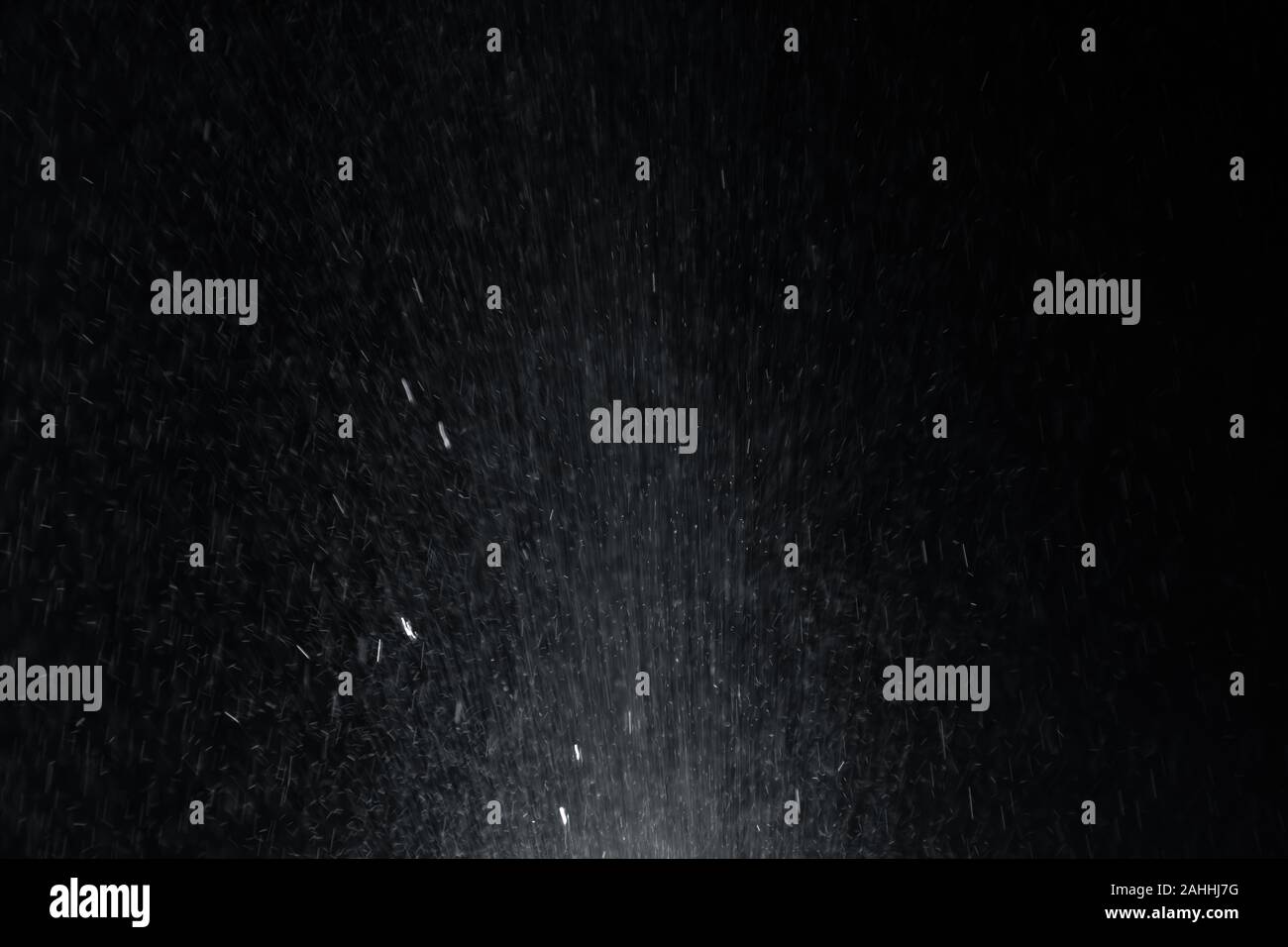 Water splash from the bottom overlay effect on black background Stock ...