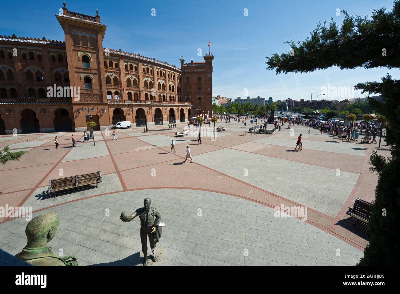 Bull ring at the Plaza de toros, Madrid, Spain Stock Photo - Alamy