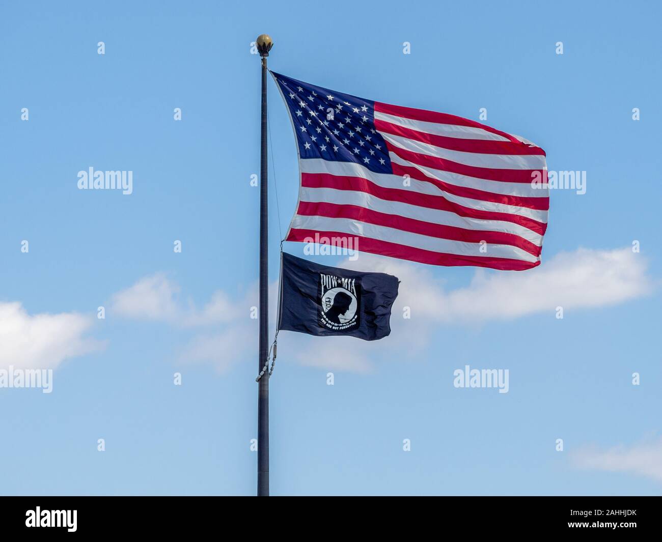 American national flag, stars of the United States of America, proud ...