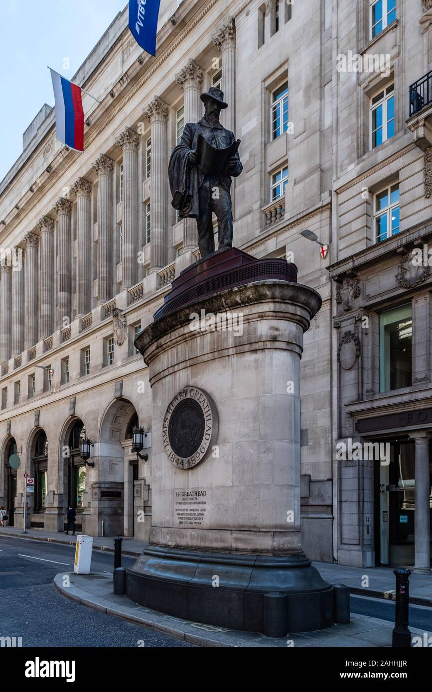 James henry greathead statue hi-res stock photography and images - Alamy