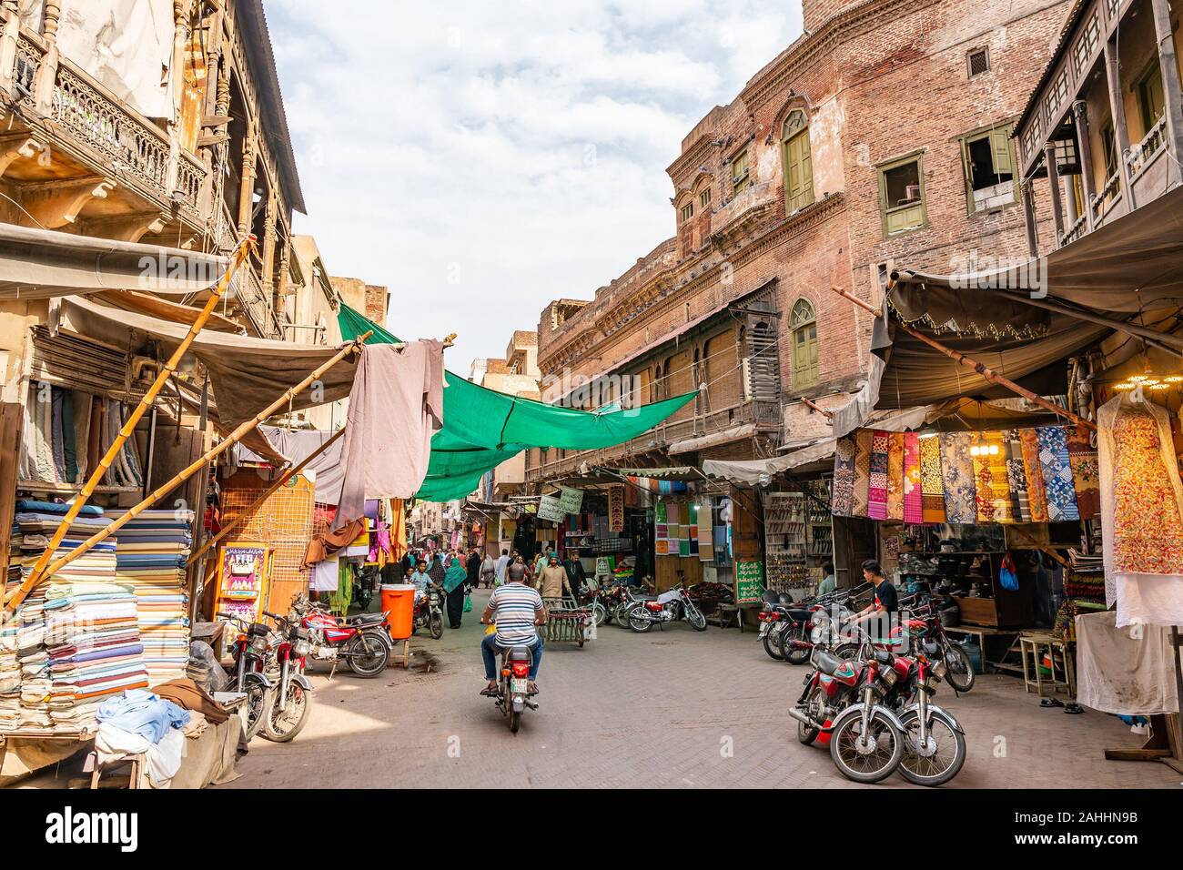 Lahore Walled City Picturesque View of Shahi Guzargah Road Leading to ...