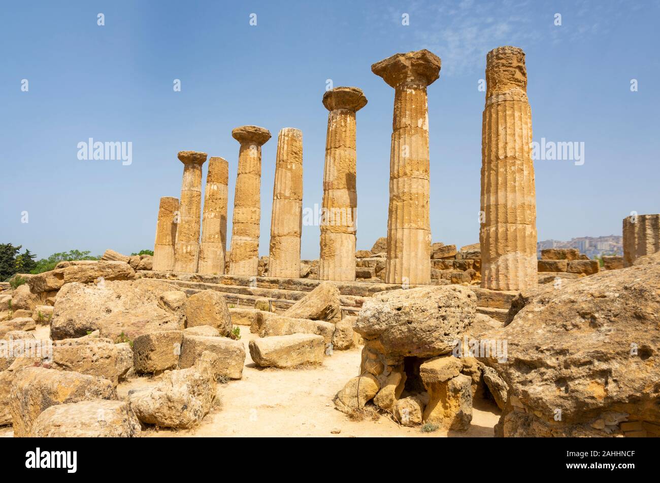 The Temple of Heracles or Temple of Hercules is a greek temple in the ...