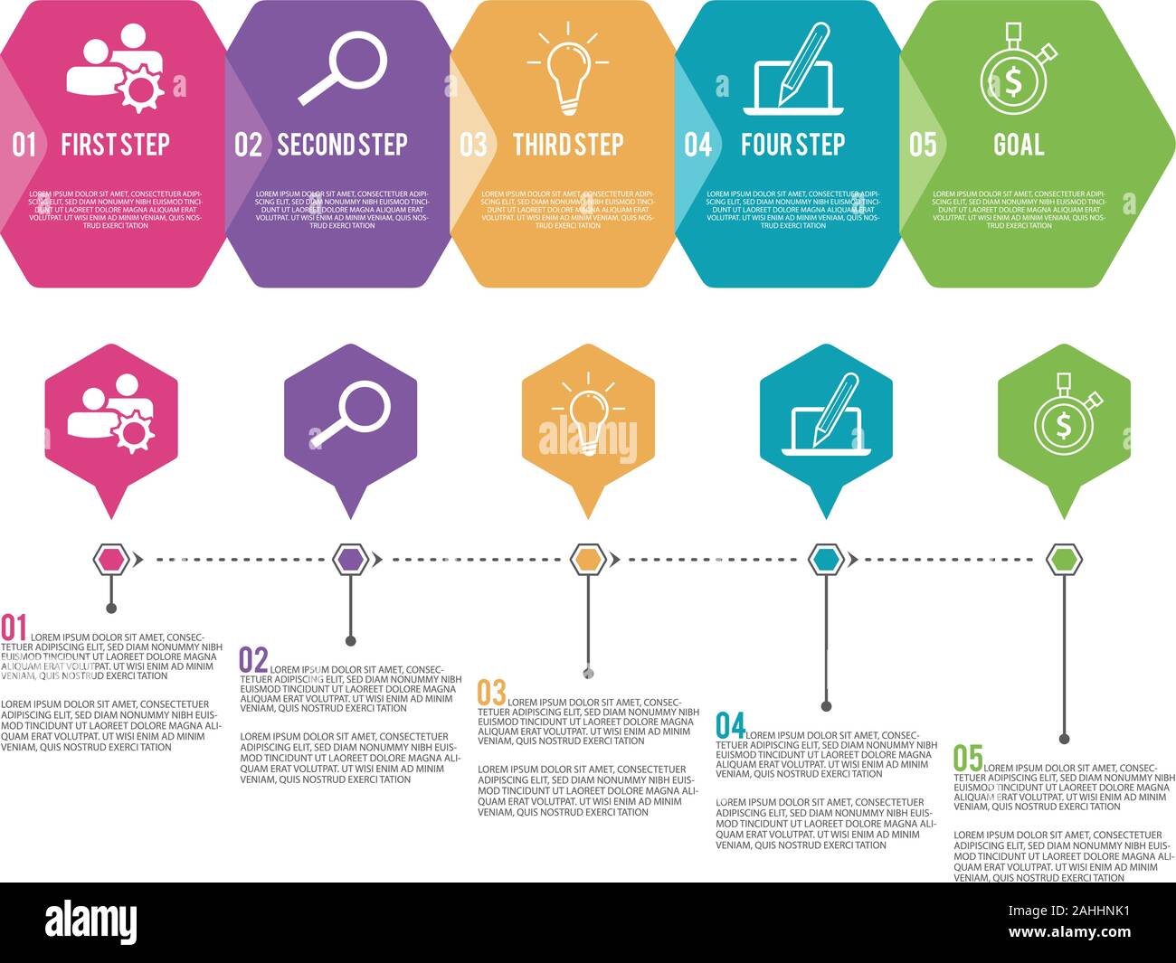 Vector infographic label template with icons and 5 options or steps ... Vector infographic label template with icons and 5 options or steps ...