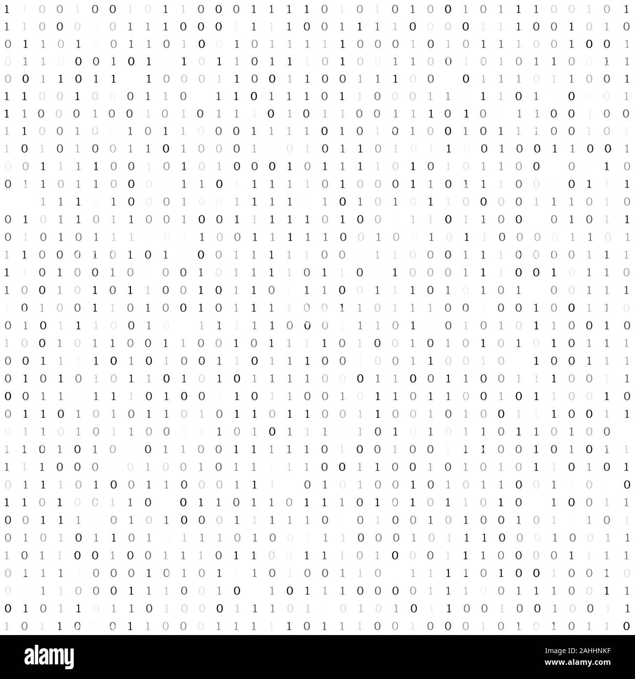 Binary Code Background Data Symbol Algorithm Concept Design Matrix