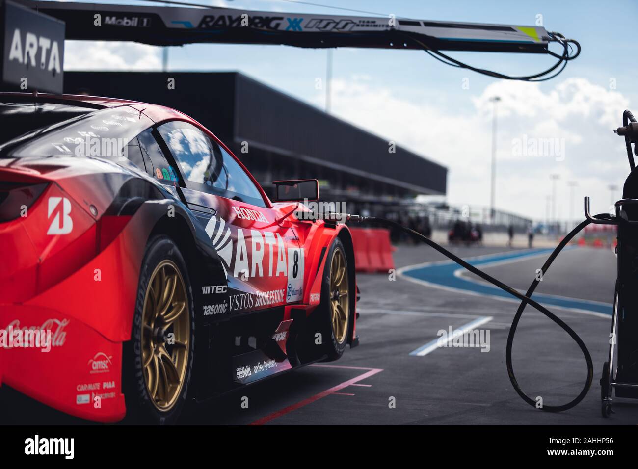 Buriram, Thailand - 28 June 2019 : Thailand SuperGT racing match, One ...