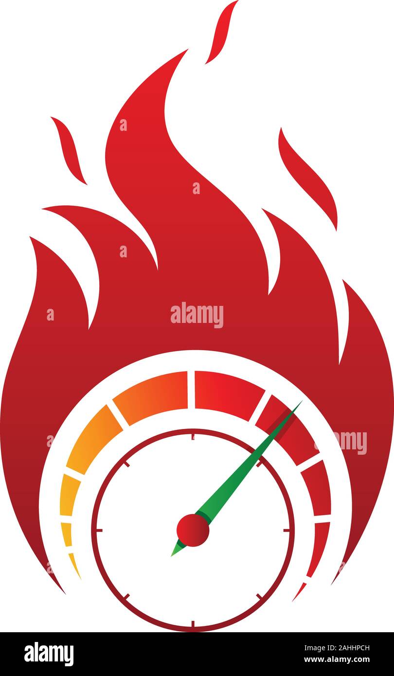 Tachometer logo vector hi-res stock photography and images - Alamy