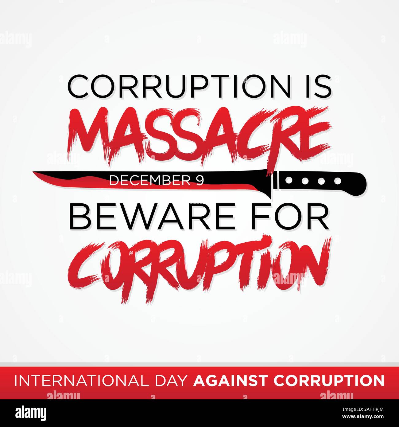 Stop Corruption Poster In English