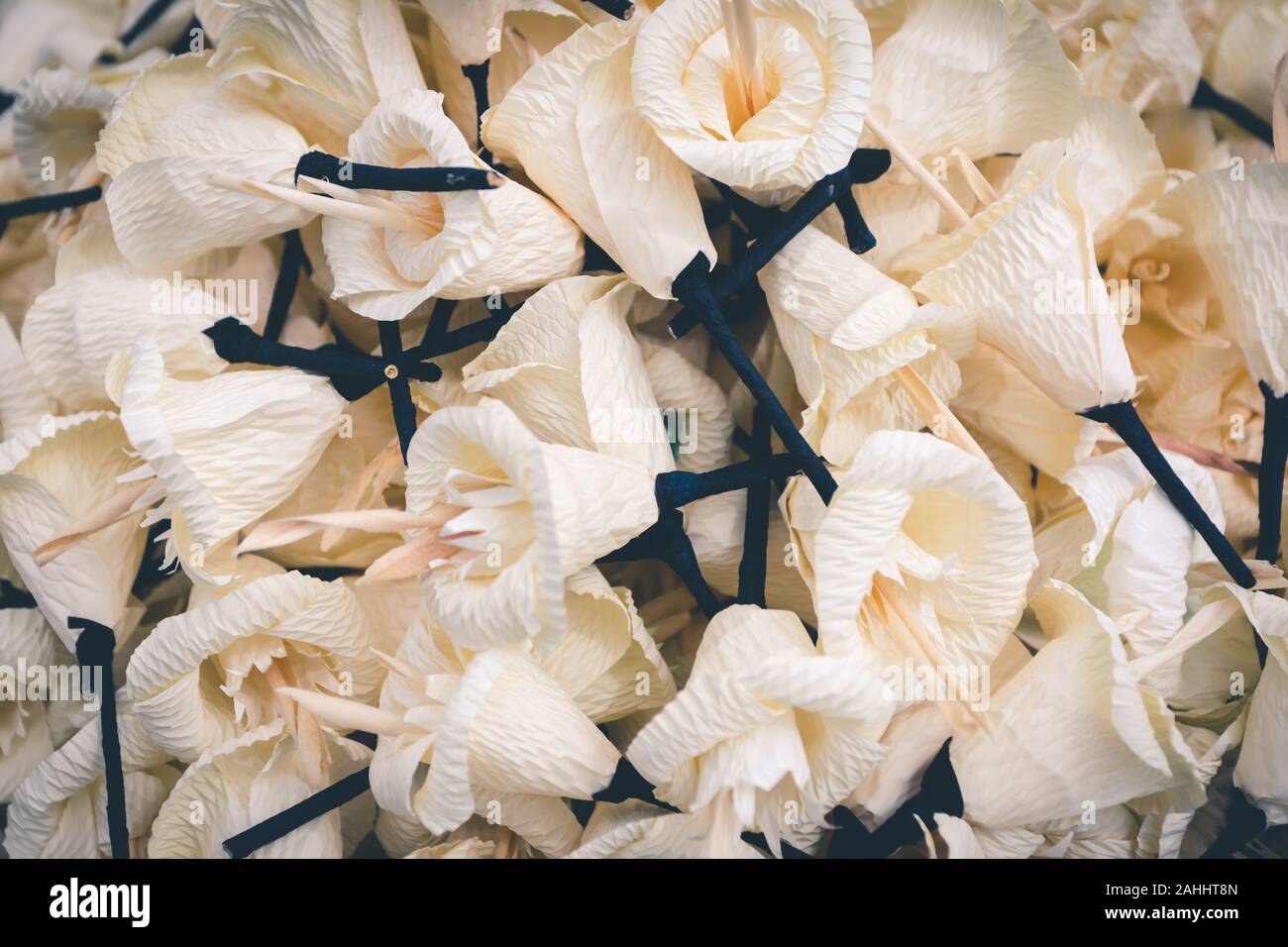 Dok mai chan or Funeral wood flower is a symbol of funeral ceremony ...