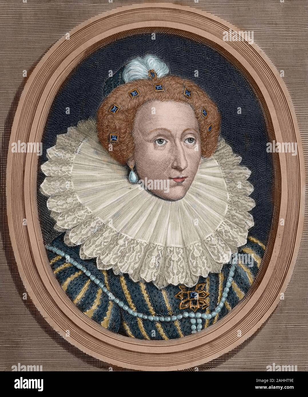 Queen elizabeth i 1533 1603 queen of england 1558 1603 hi-res stock ...