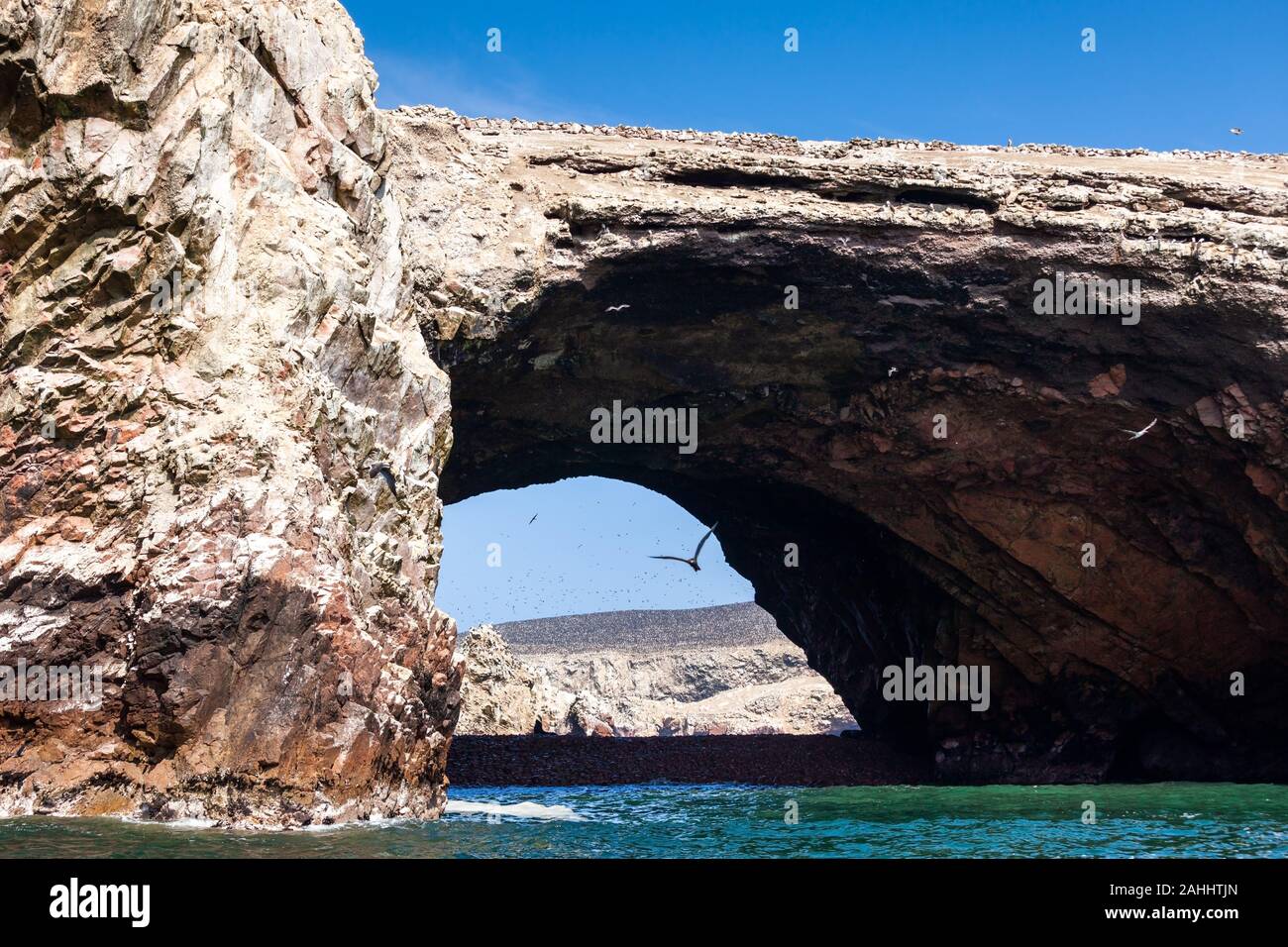 Ballestas Islands within the Paracas District of the Pisco Province in ...