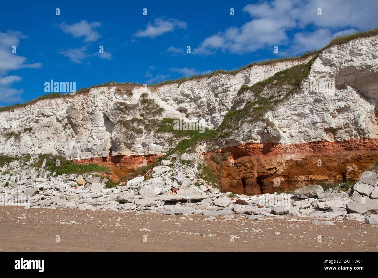 Hunstanton cliffs, Norfolk, UK Stock Photo - Alamy