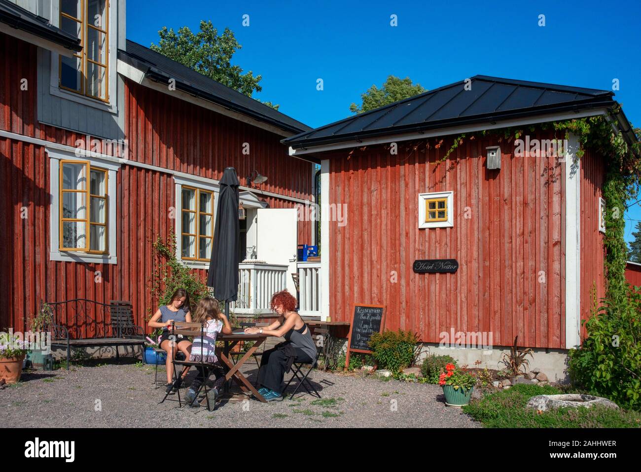 Hotel Nestor in Korpo or Korppoo island, Korpostrom coast Southwest ...