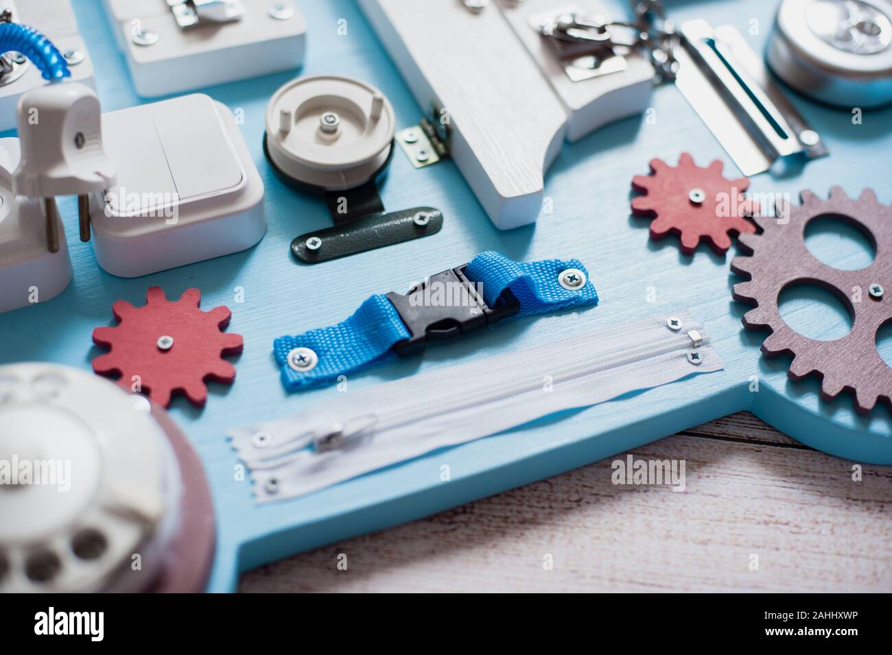 busy board for For children. children's educational toys. Wooden game ...