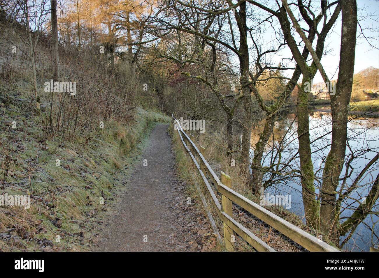Yorkshire B&B on a frosty walk Stock Photo - Alamy