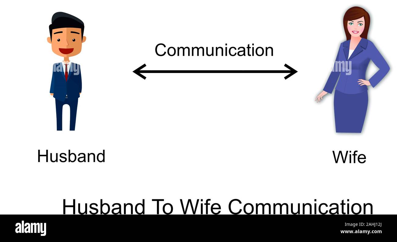 Husband wife smile Cut Out Stock Images & Pictures - Alamy