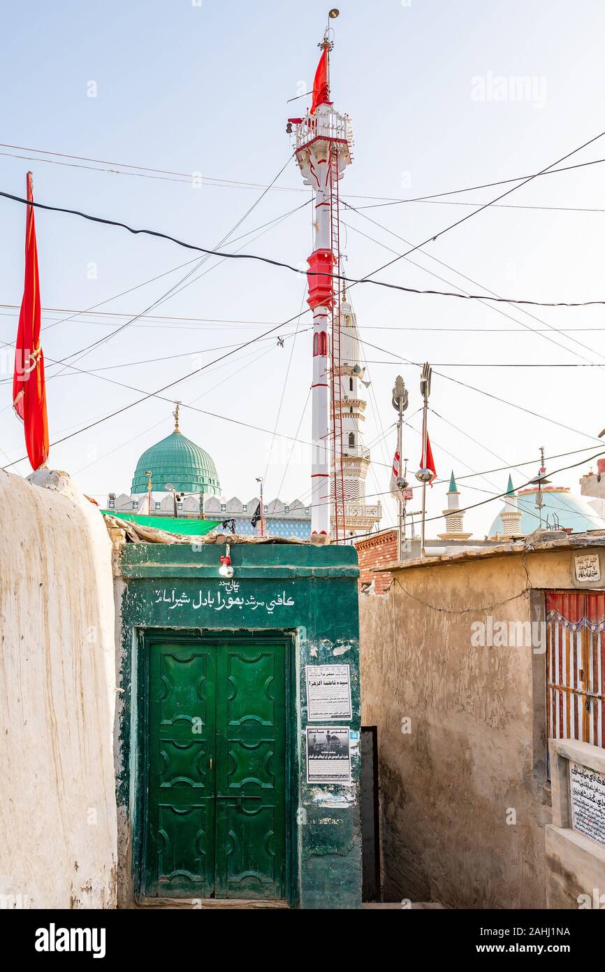 Sehwan Sharif Common Street Picturesque View of a Mausoleum During Eid ...