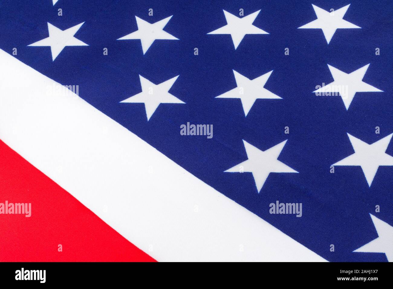 Close-up Stars and Stripes flag. For US Politics, Patriots Day, 2020 US ...