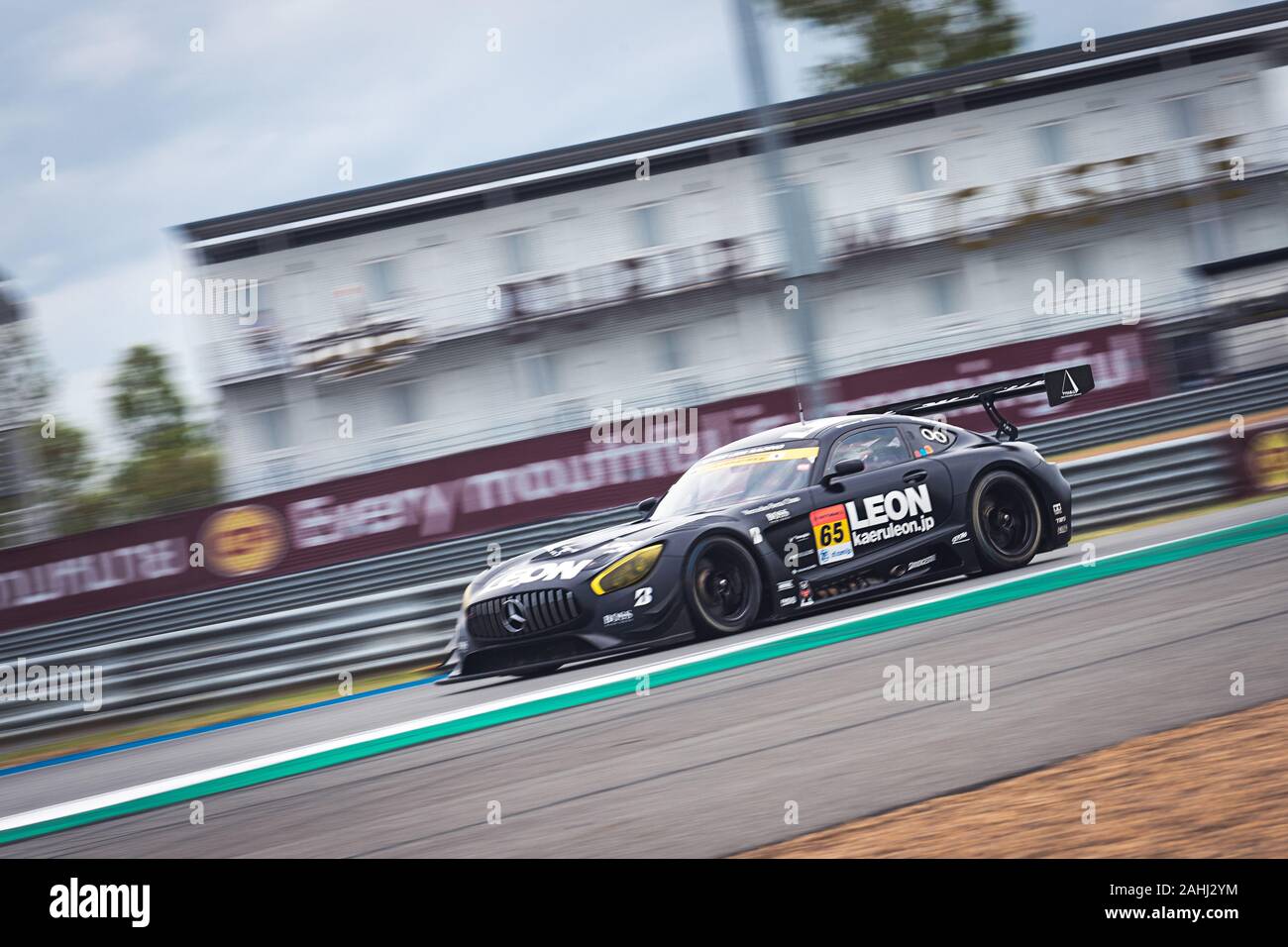 Buriram, Thailand - 29 June 2019 : Thailand SuperGT racing match, GT300 ...