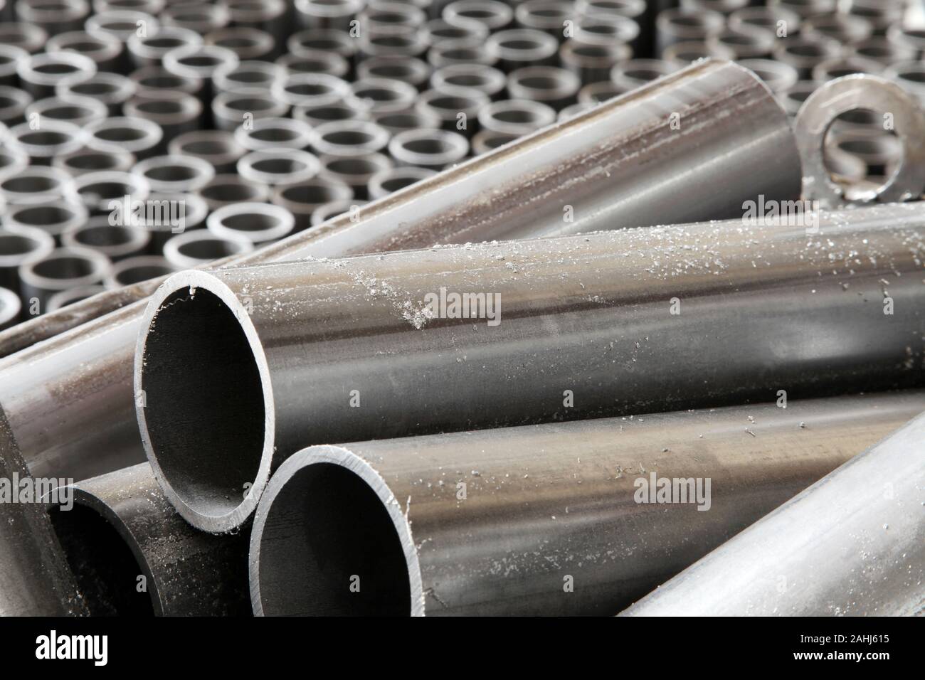 Group of Metal Tubes Stock Photo - Alamy